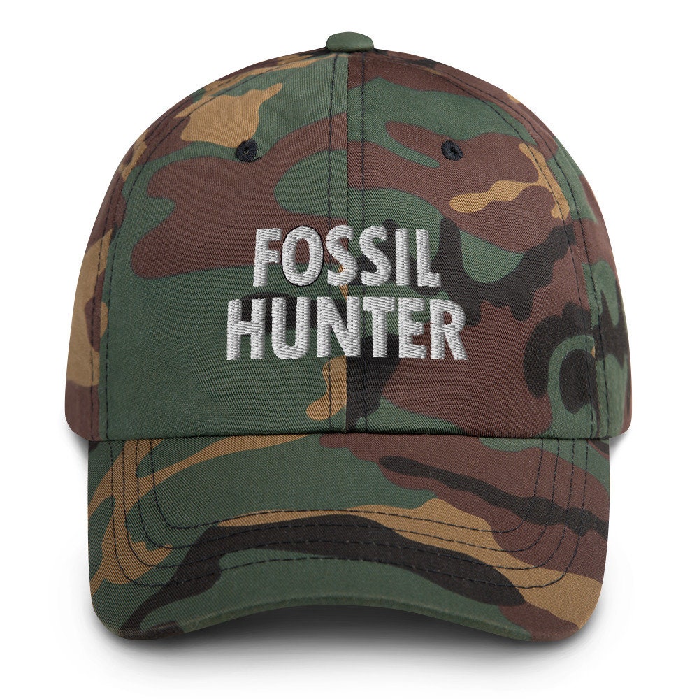 Fossil Hunter, Paleontology Hat, (embroidered Dad Cap) - Etsy