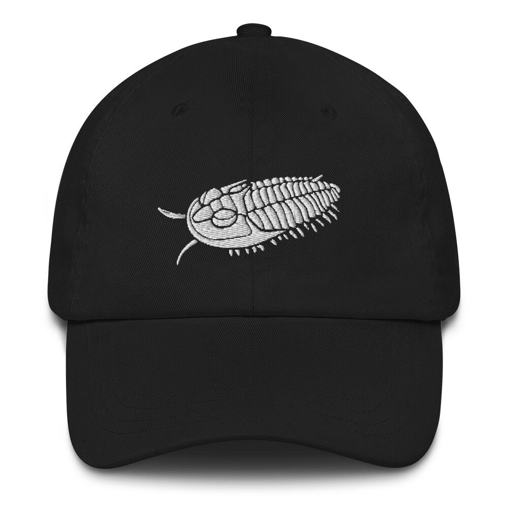 Trilobite Embroidered Dad Cap, Fossil Hunter Hat, Trilobite Gift ...