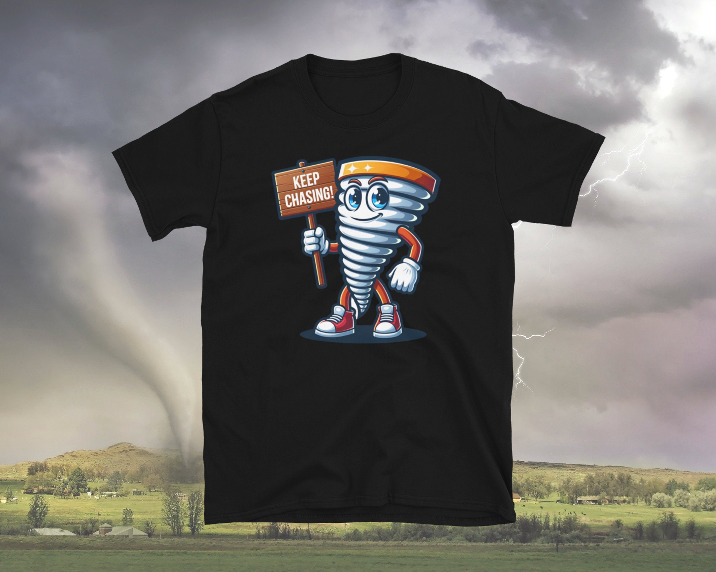 Keep Chasing, Tornado Shirt, Storm Chaser Shirt, Meteorology Shirt ...