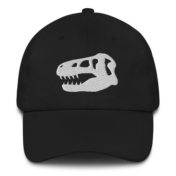 Tyrannosaurus Rex Skull Dinosaur Hat Embroidered Dad Cap | Etsy