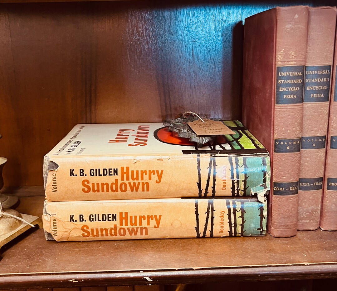 Vintage Copy of "hurry Sundown" Volumes 1 and 2 by K.B. Gilden With Dust Jacket. - Etsy