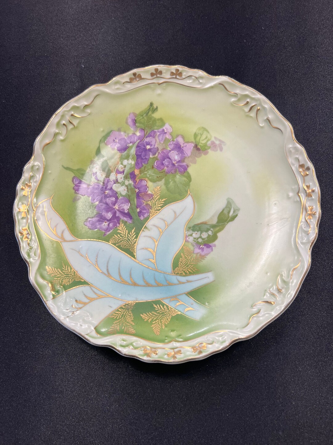 Vintage Three Crown China Plate - Etsy