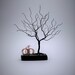 Black Wire Tree Sculpture With Copper Wire Pumpkin on Natural - Etsy