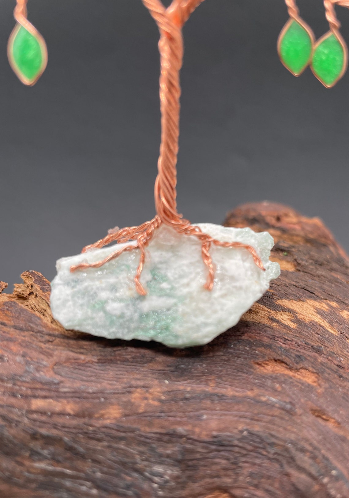 Copper Wire Tree of Life Tree Sculpture Green Aventurine - Etsy