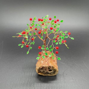 Mini Apple Copper Wire Tree Handmade Miniature Dwarf Bonsai - Etsy