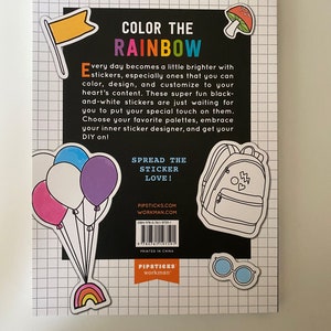 Color Your Own Stickers 500 Stickers to Design - Etsy