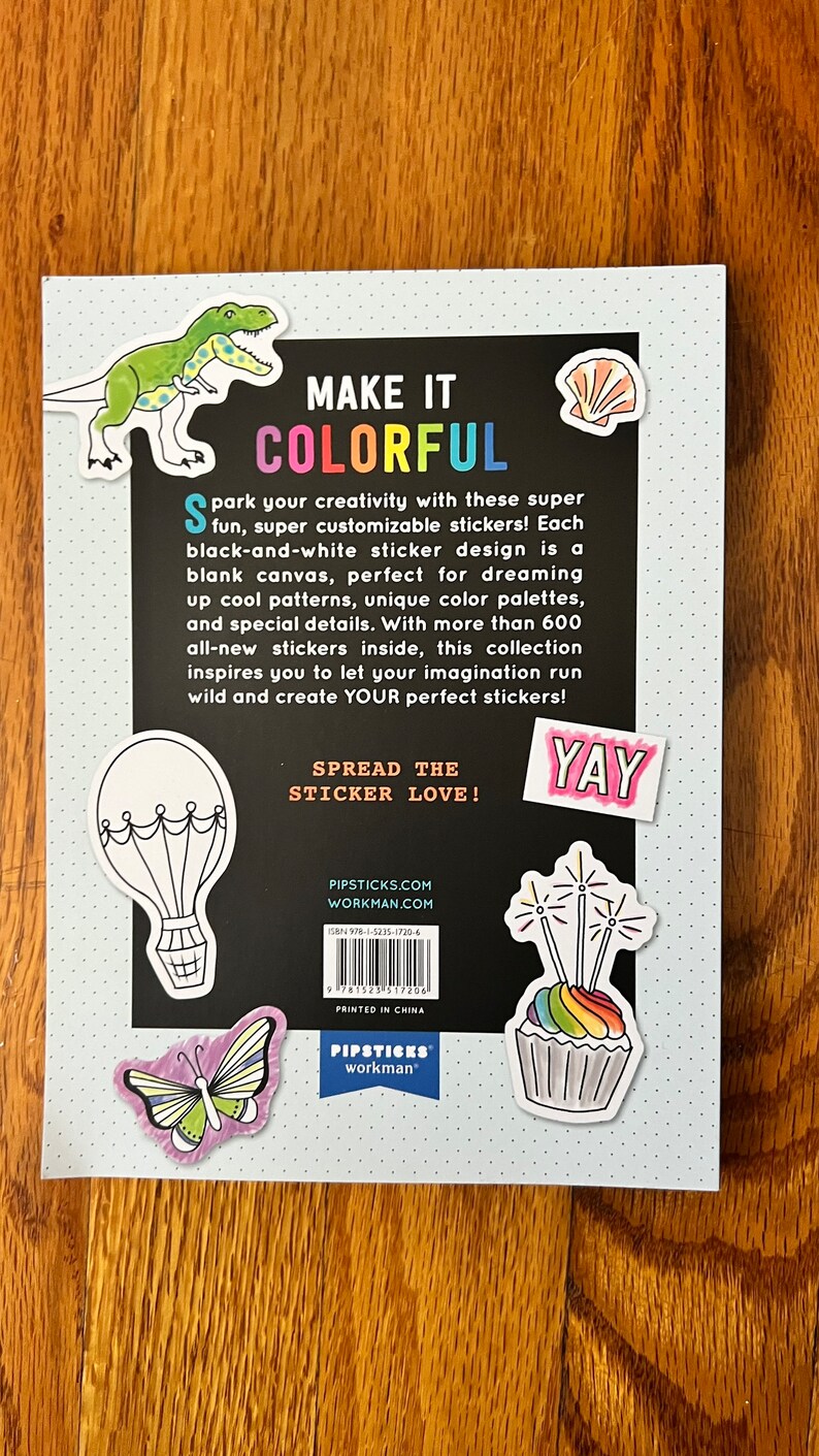 Color Your Own Stickers 500 Stickers to Design - Etsy