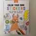 Color Your Own Stickers 500 Stickers to Design - Etsy