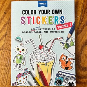 Color Your Own Stickers 500 Stickers to Design - Etsy
