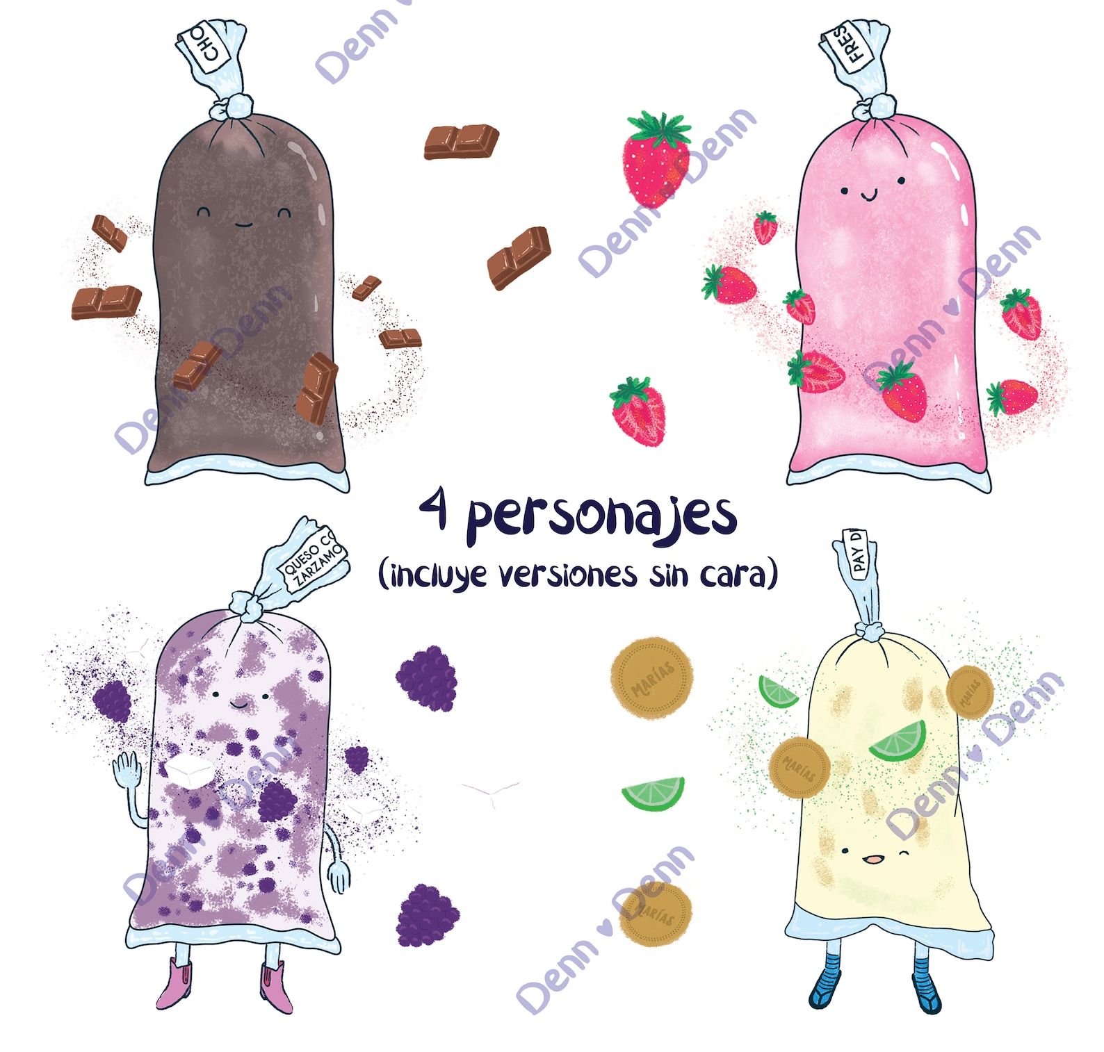 Bolis Kawaii - Hielitos - Congelados - Bollos Gourmet - Descarga ...