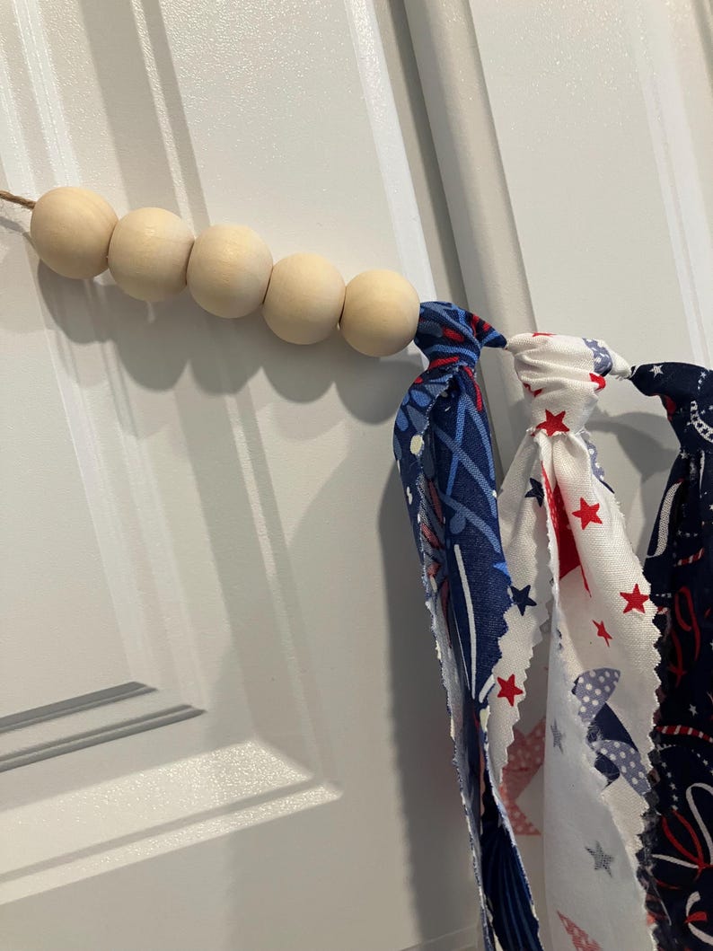 Fourth of July Garland Premade or DIY Kit! - Etsy