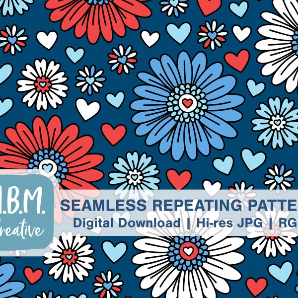 4th of July Flowers - Etsy