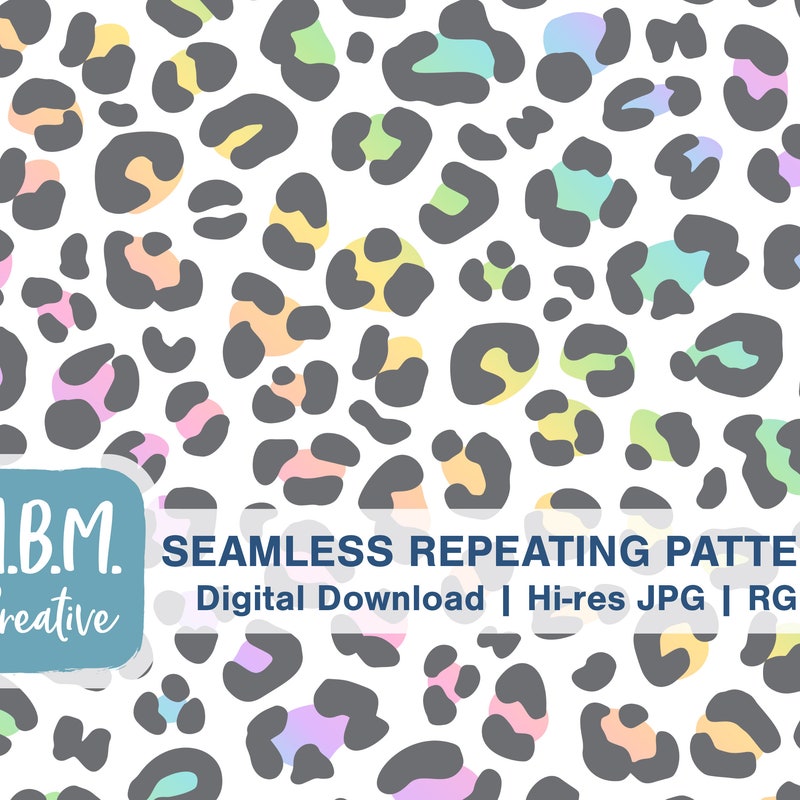 Pastel Leopard Print - Etsy
