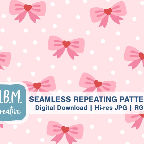 Bow Repeat Pattern - Etsy