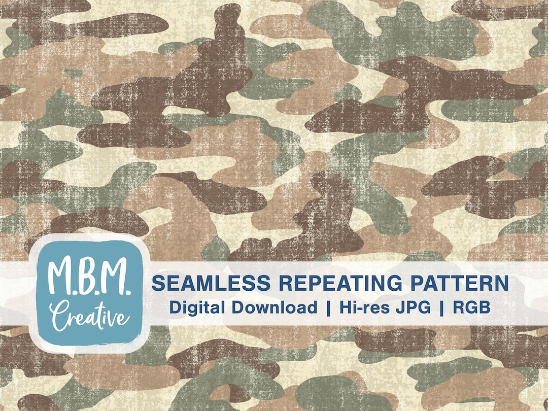 Distressed Camouflage Seamless Repeating Pattern for Commercial Use ...