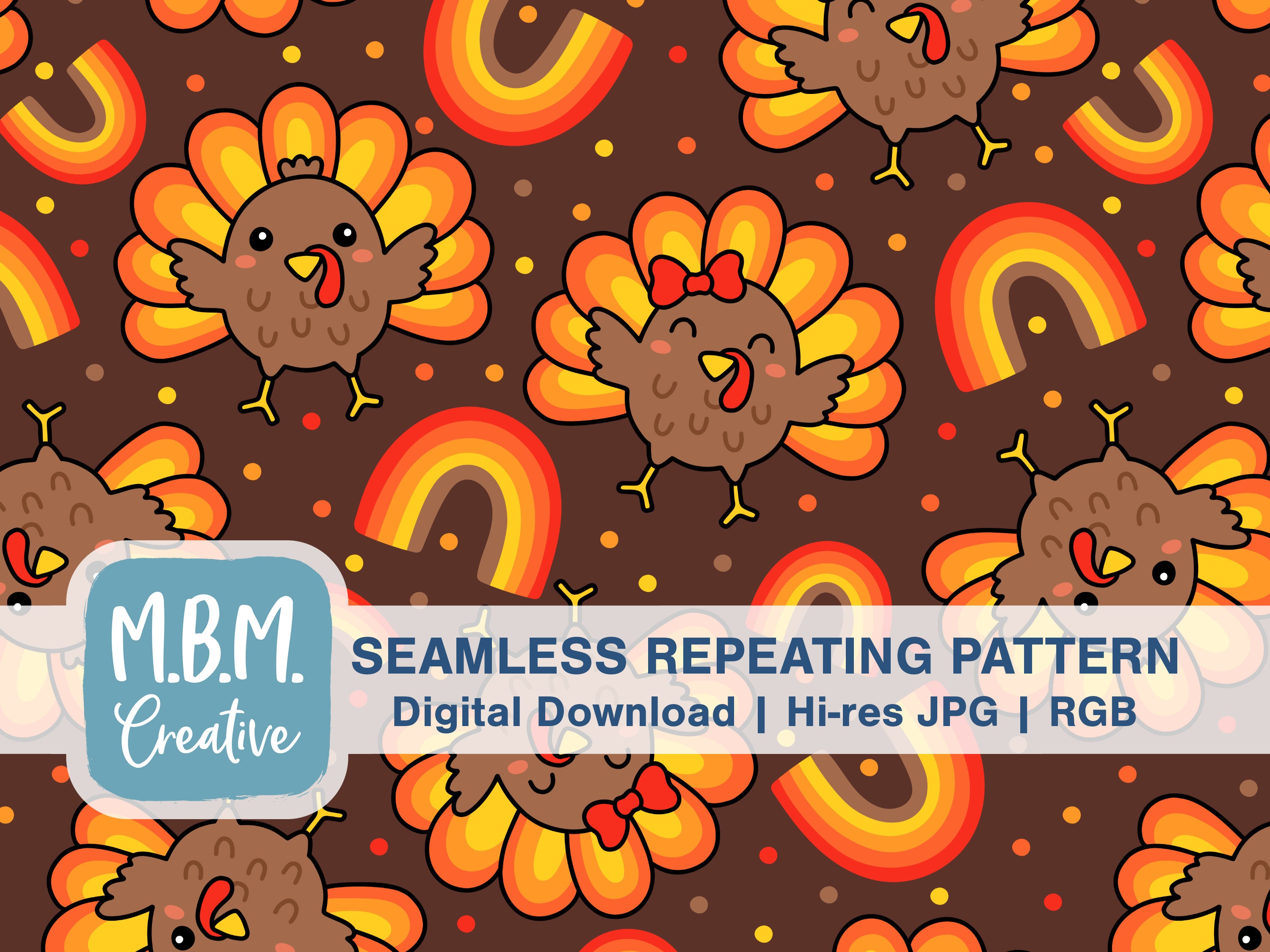 Cute Thanksgiving Turkey Wallpaper