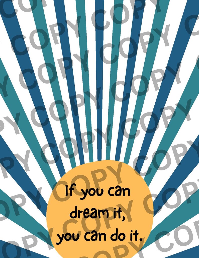 Calming Corner Poster Set - Toasted Blue - Etsy