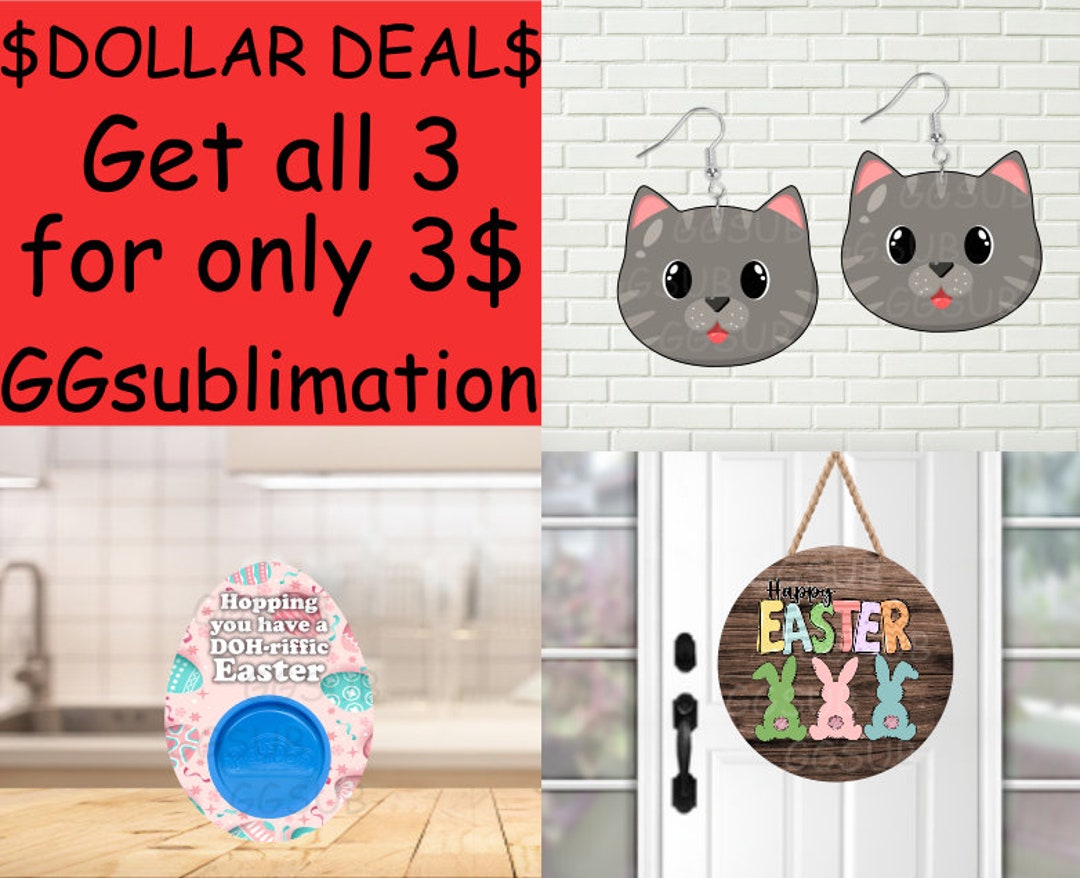 Dollar Deal Design Bundle, Wall Hangers, Earrings, Tier Tray, Door ...