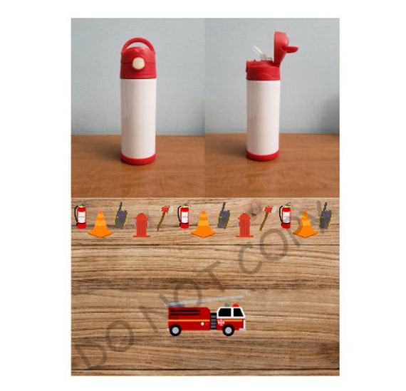 Firefighter Kids Cup Digital Instant Download Kids Cup | Etsy