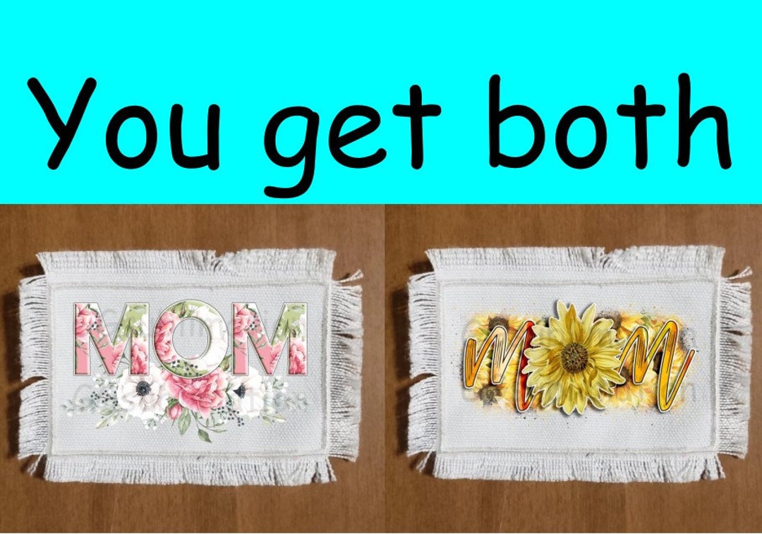 Mom Hat Patch Digital Design for Sublimation, Mom Digital Sublimation ...