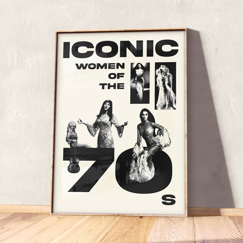 70s Prints Wall Art - Etsy