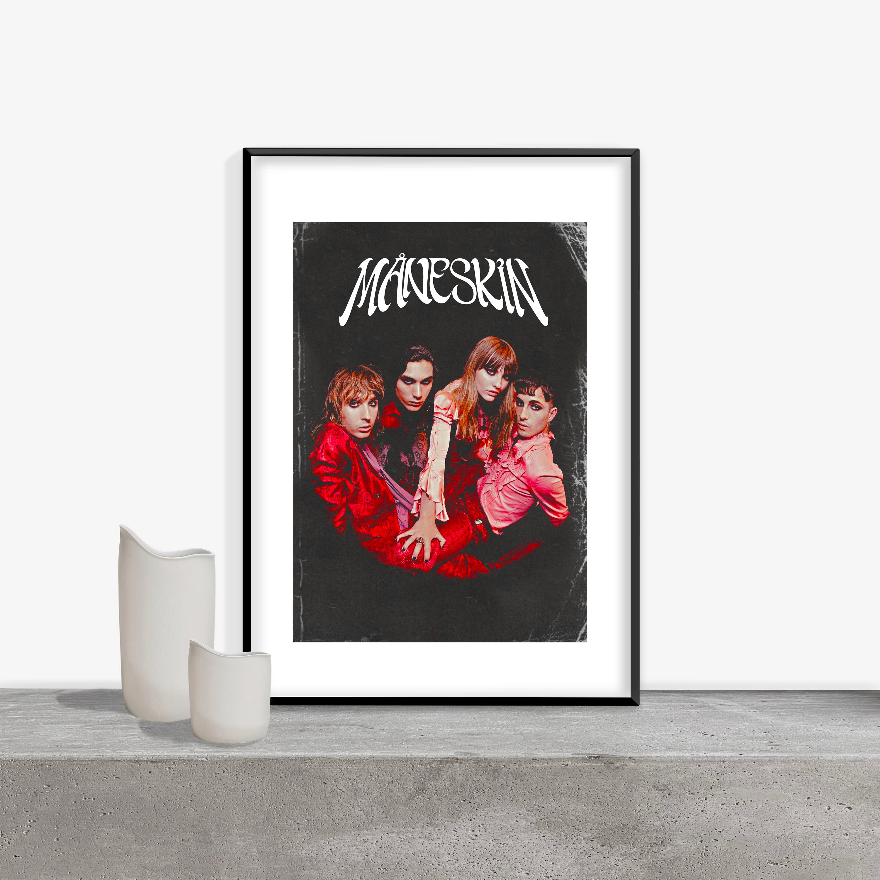 Maneskin Damiano Retro Vintage Magazine Poster vendu par Rhianon ...
