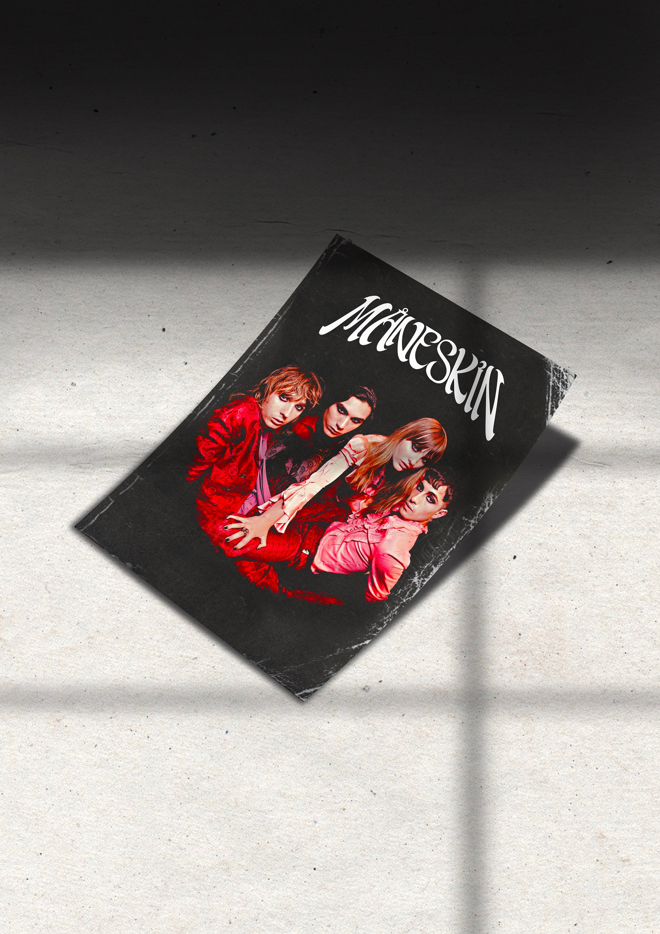 Maneskin Damiano Retro Vintage Magazine Poster vendu par Rhianon ...