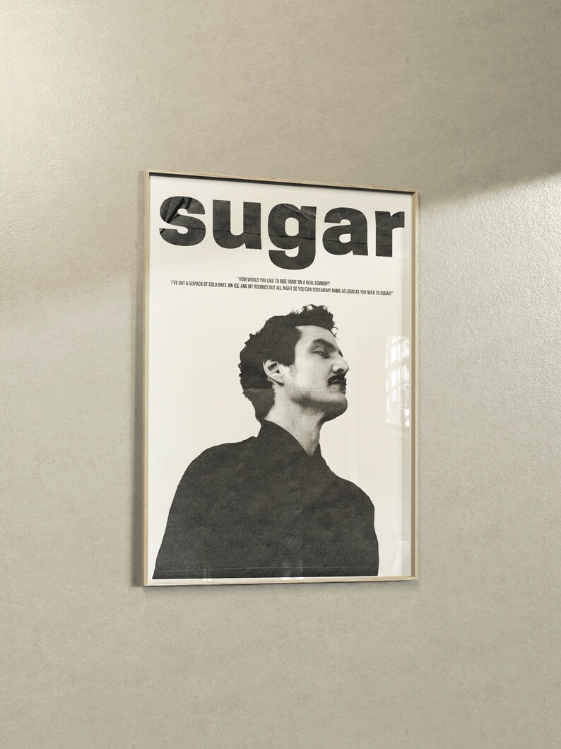 Pedro Art Print Pascal Wall Art Aesthetic Movie Print - Etsy