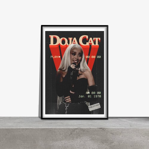 Doja Cat Drawing poster Print - Etsy