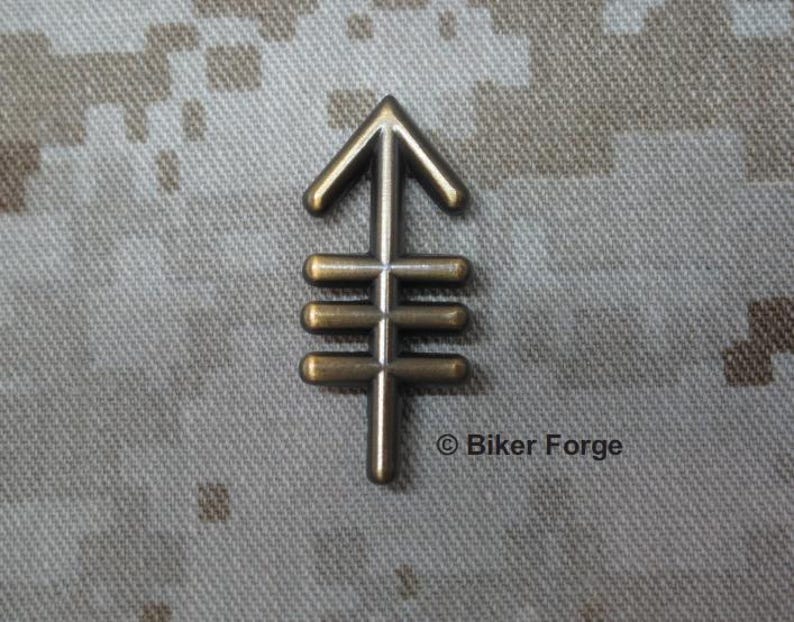 Heavy Machine Gunner Map Symbol Badge MOS 0331 Infantry Pin - Etsy