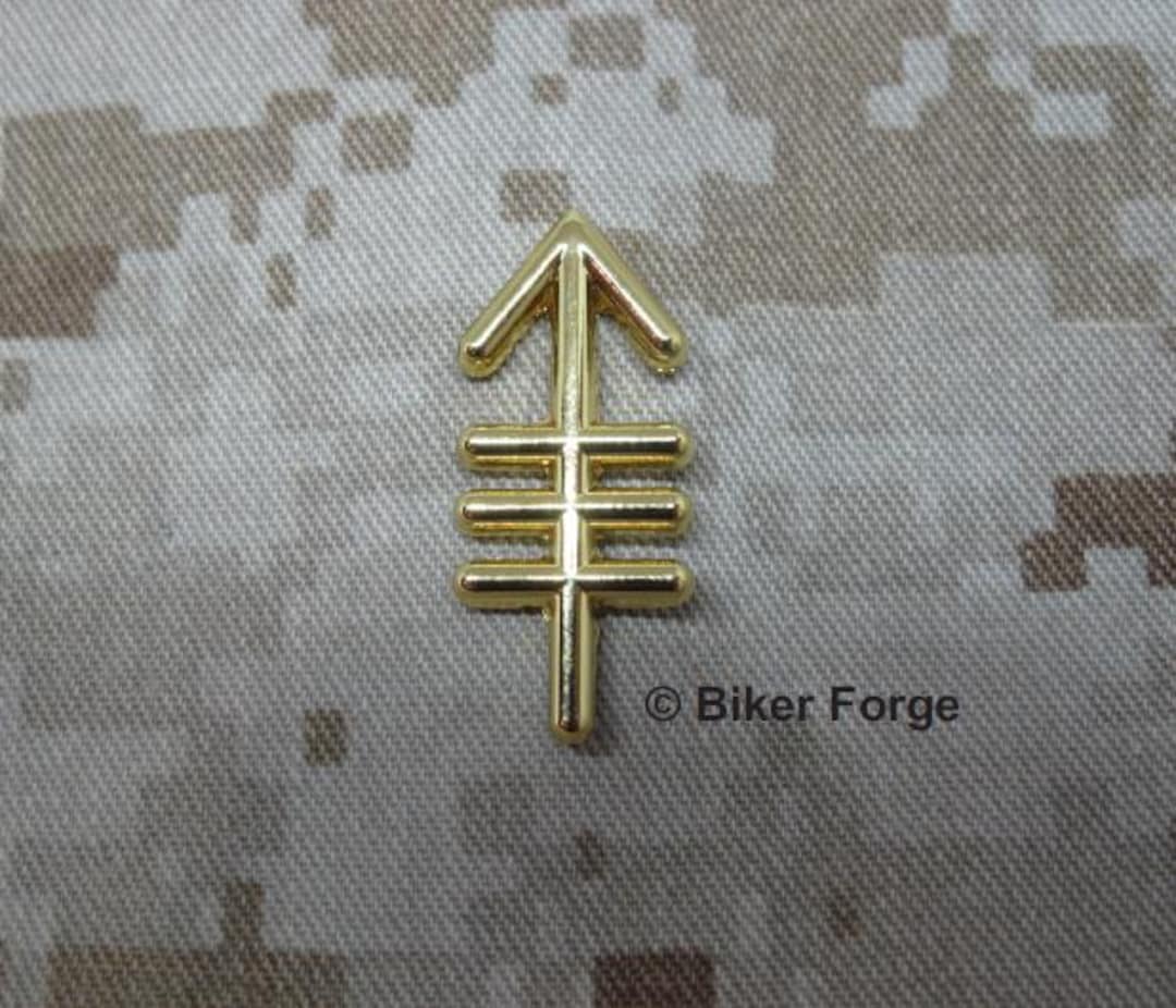 Heavy Machine Gunner Map Symbol Badge MOS 0331 Infantry Pin - Etsy