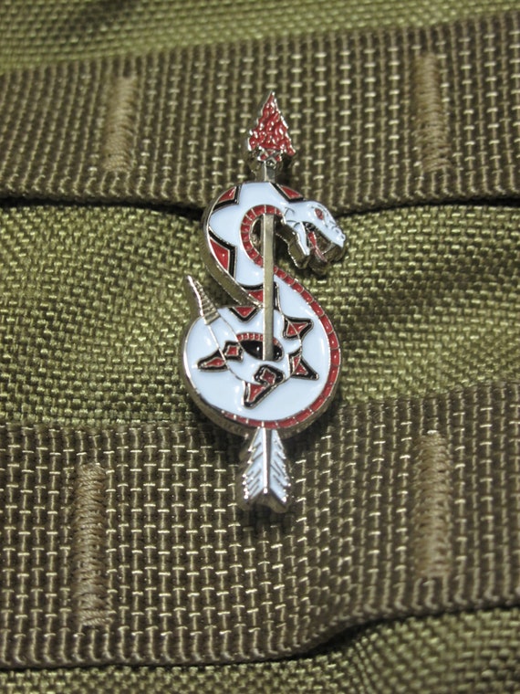 Army Sniper Snake Badge Pin - Etsy