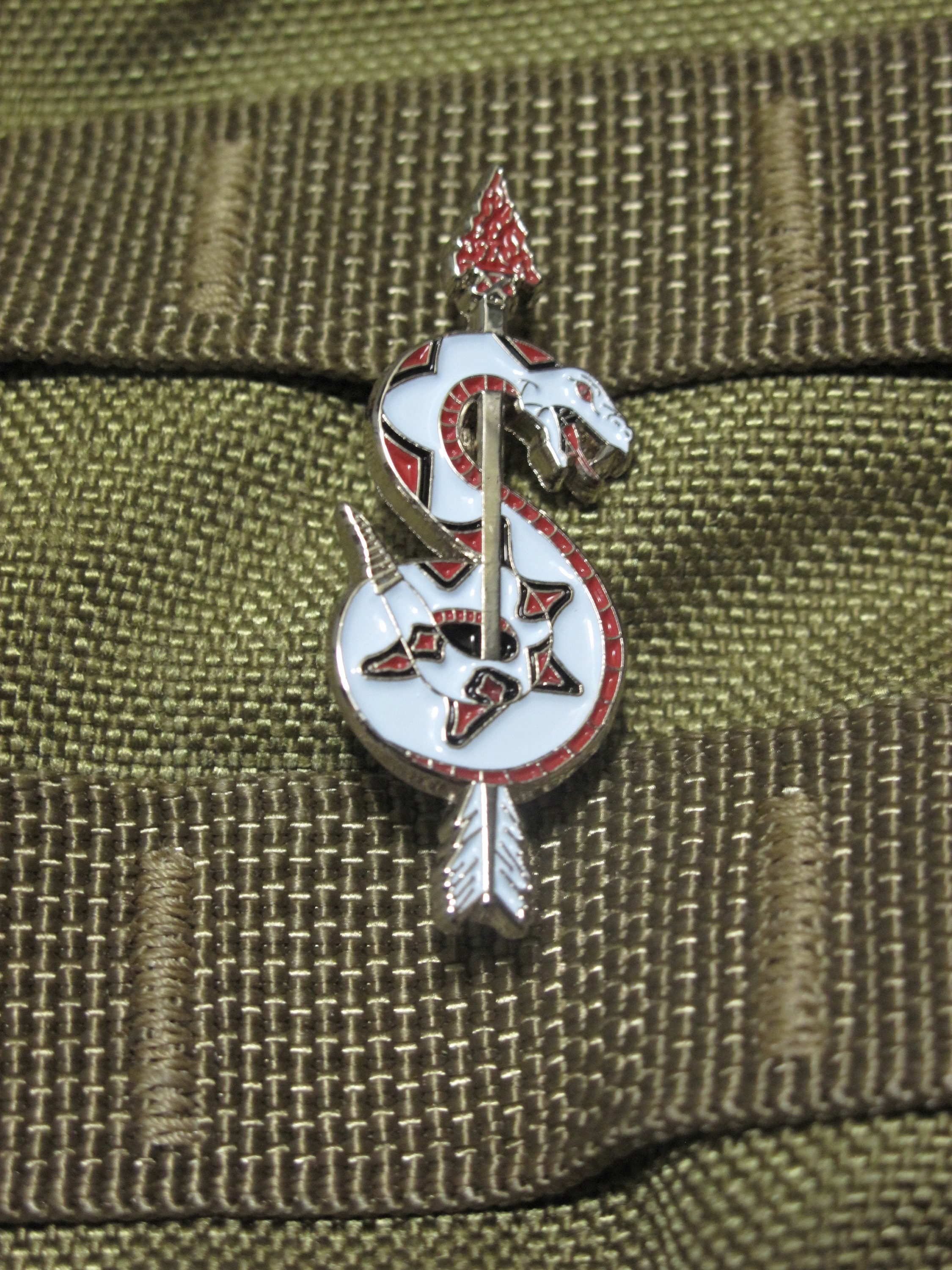 Army Sniper Snake Badge Pin - Etsy