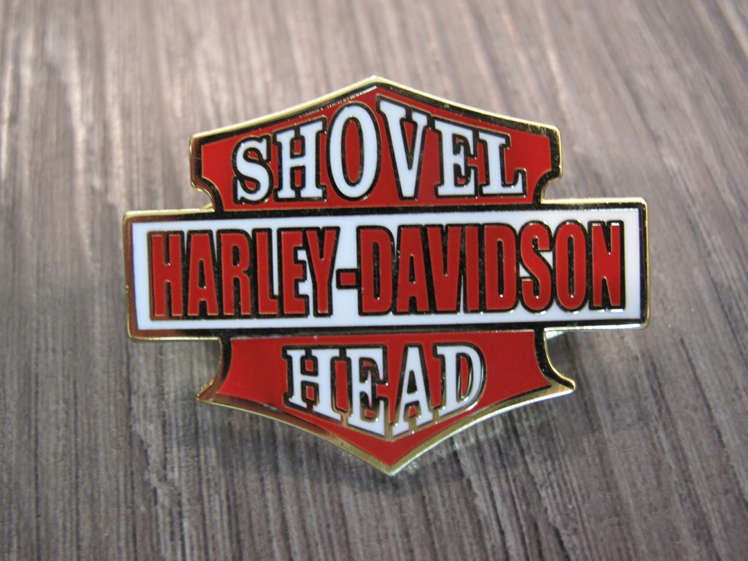 Shovelhead Harley Davidson Motorcycle Pin Badge Vintage - Etsy