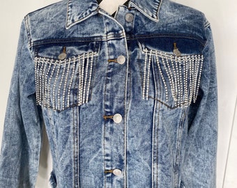 Bling Denim Jacket - Etsy