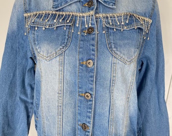 Denim Bling Jacket | Etsy