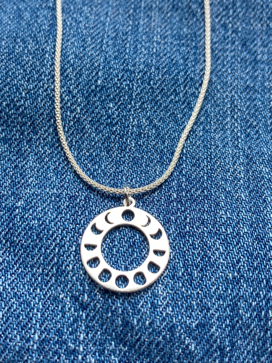 Stages of the Moon Necklace - Etsy