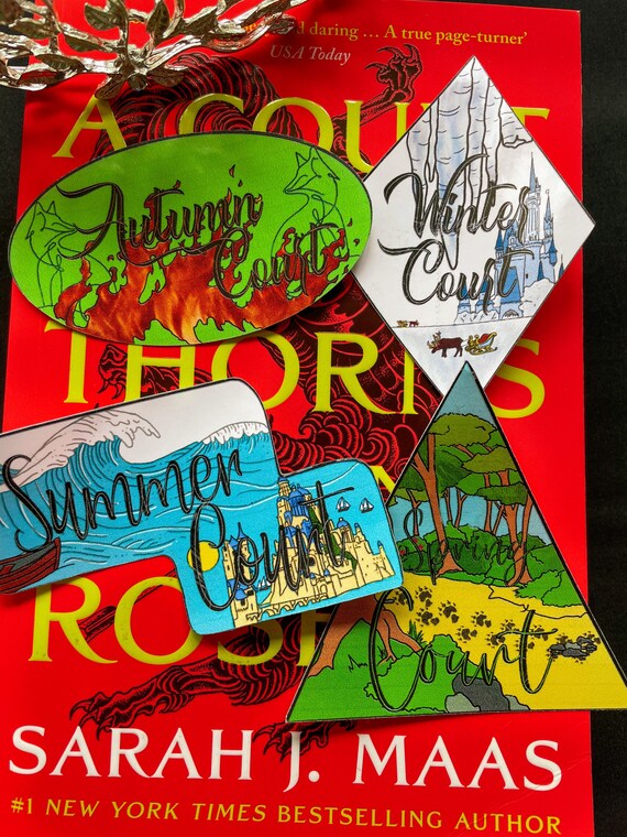 ACOTAR Season Courts Sticker Set | Etsy Sweden