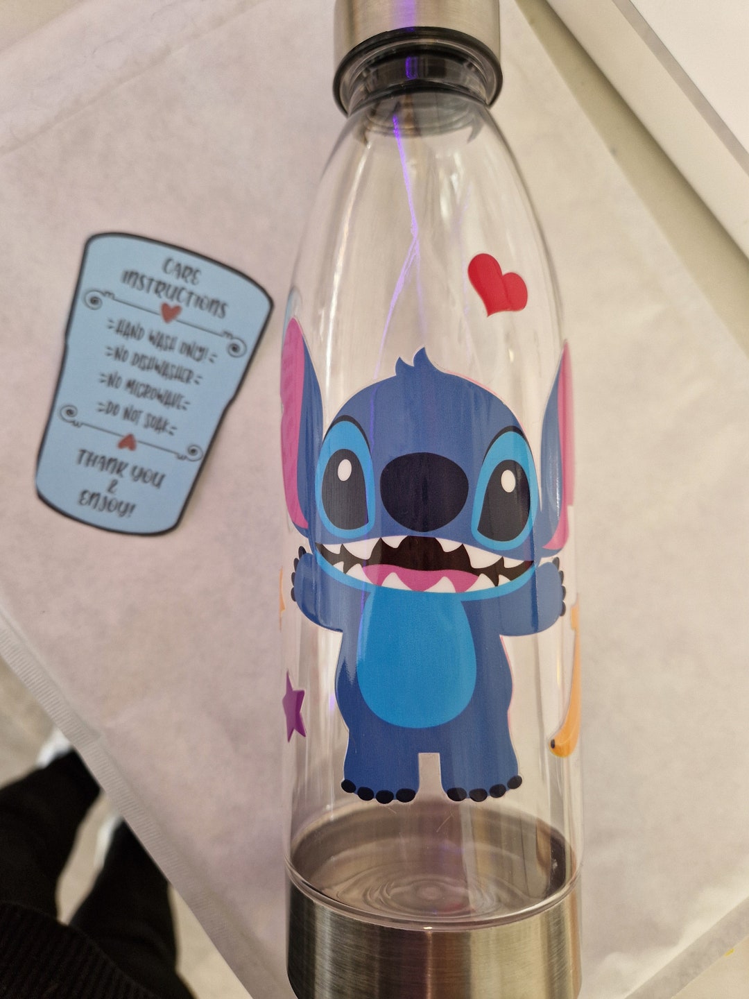 Personlaised Stitch Kids Flask/water Bottle - Etsy