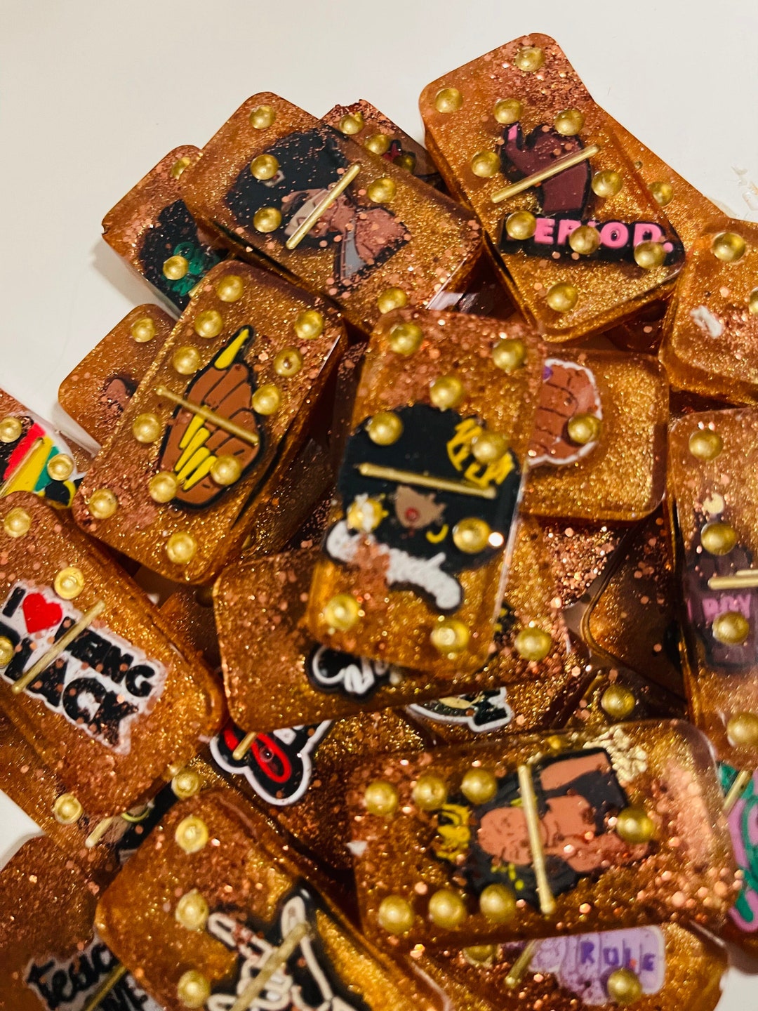 Afro Queens Domino Set - Etsy