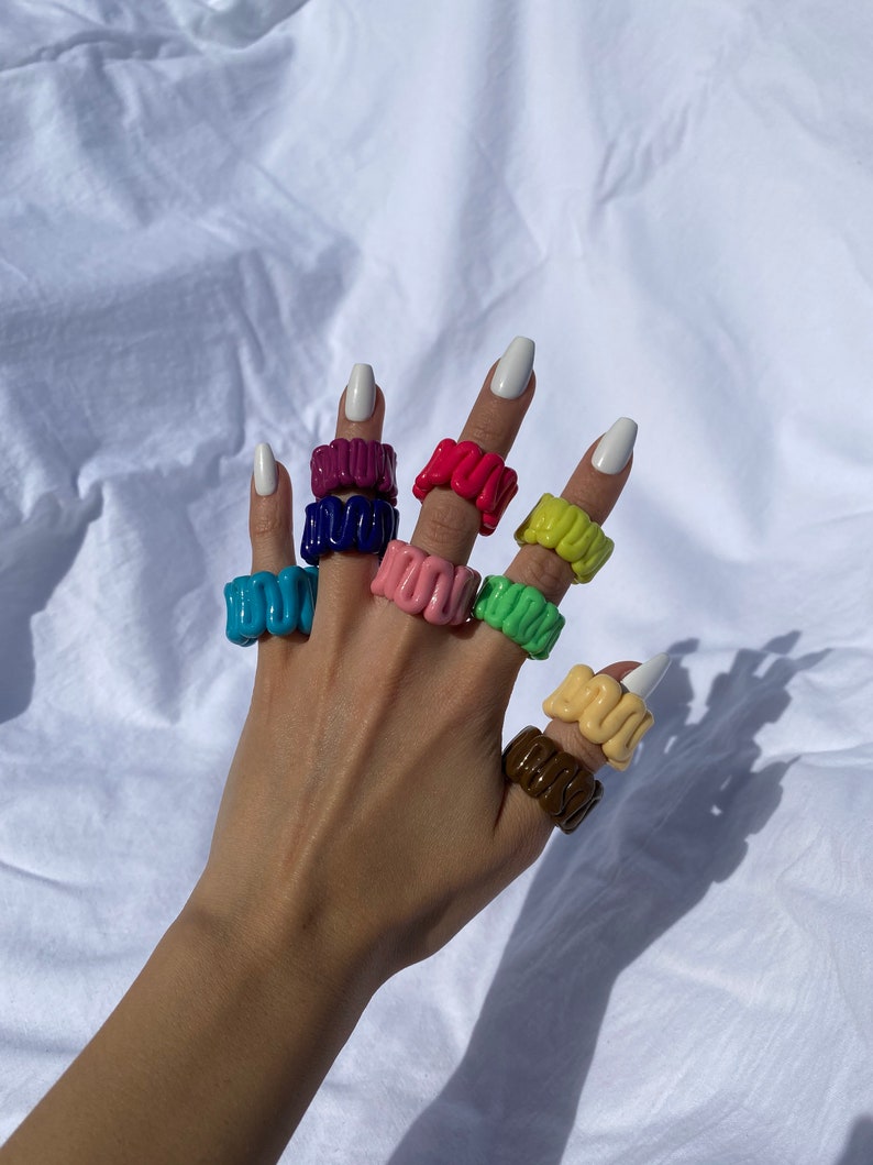 Squiggle Ring - Etsy