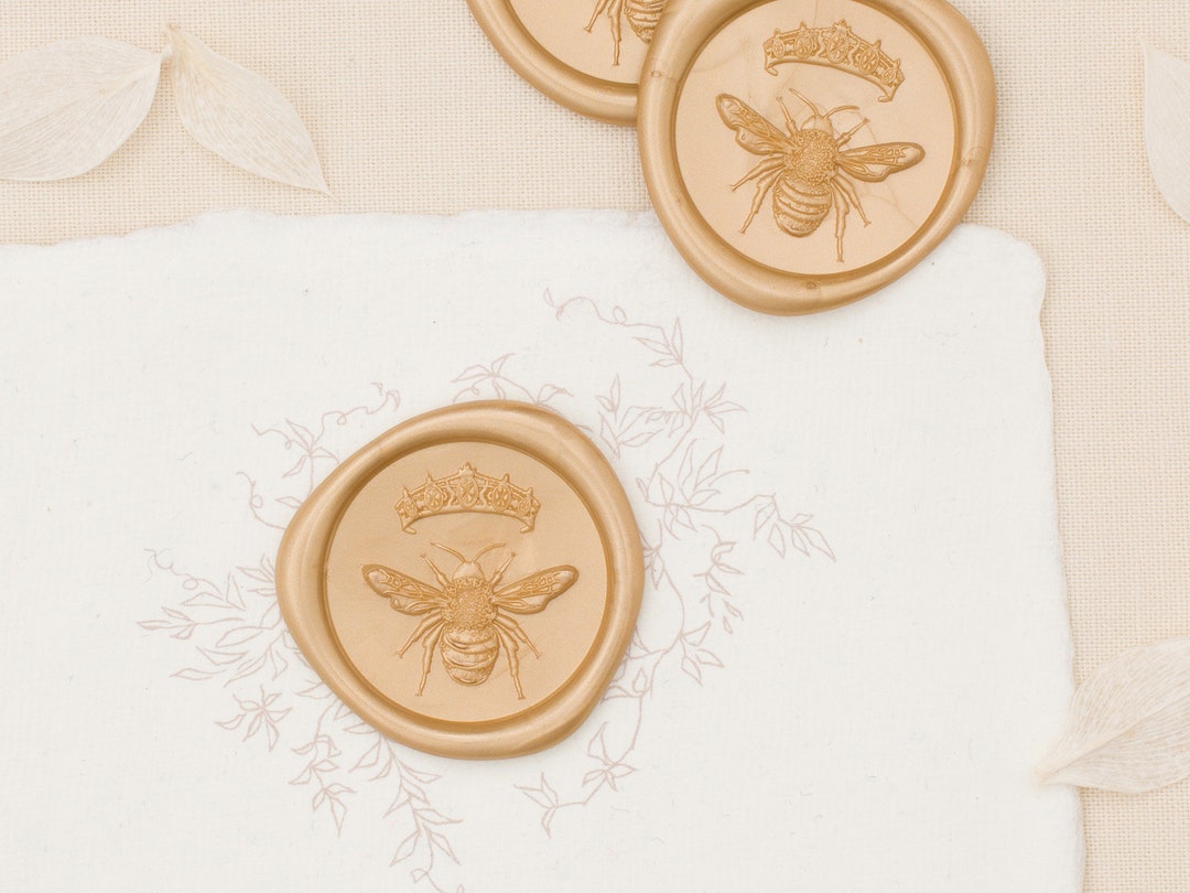 Queen Bee 3D Wax Seals - 10 Pack - Etsy