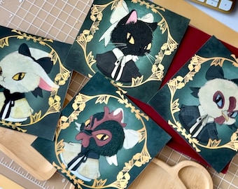 Gothic Cardstock - Etsy