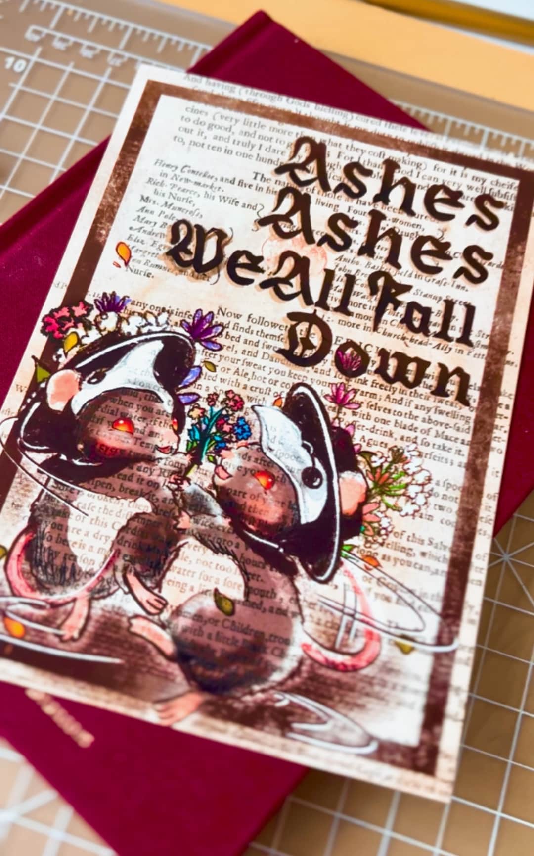 Plague Rats Plague Mask Black Plague Ring Around the Rosie Rosy Pocket ...