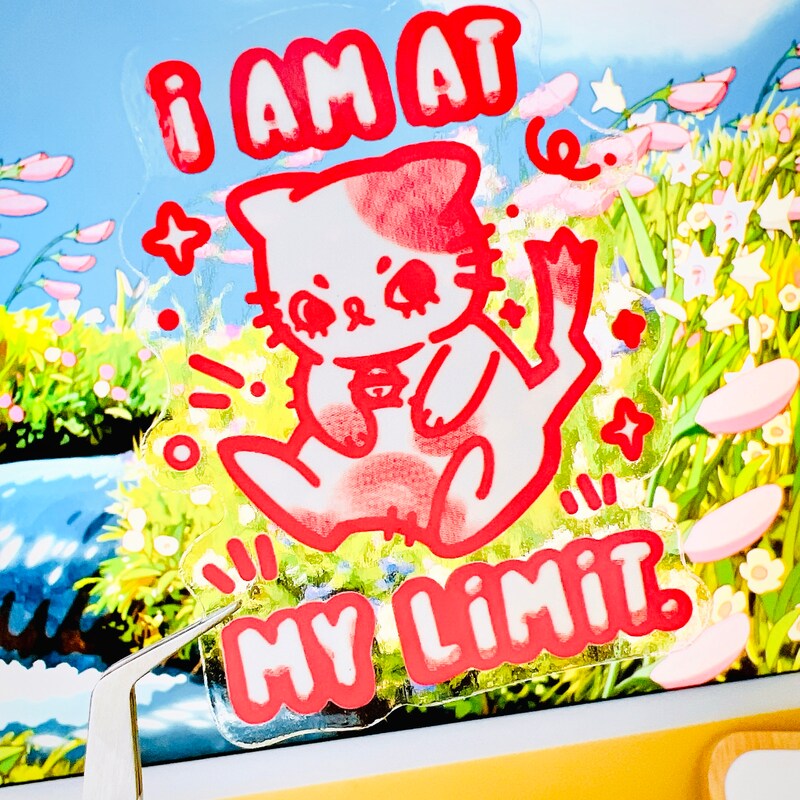 Clear Pet Vinyl Sticker - Etsy