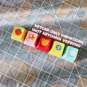 Clicky Keycap Fidget Keychain: Kawaii Keyboard Stimming Toy - Etsy