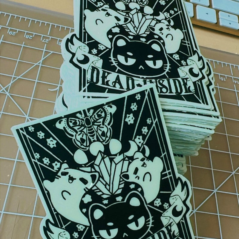 Glow in the Dark Stickers - Etsy