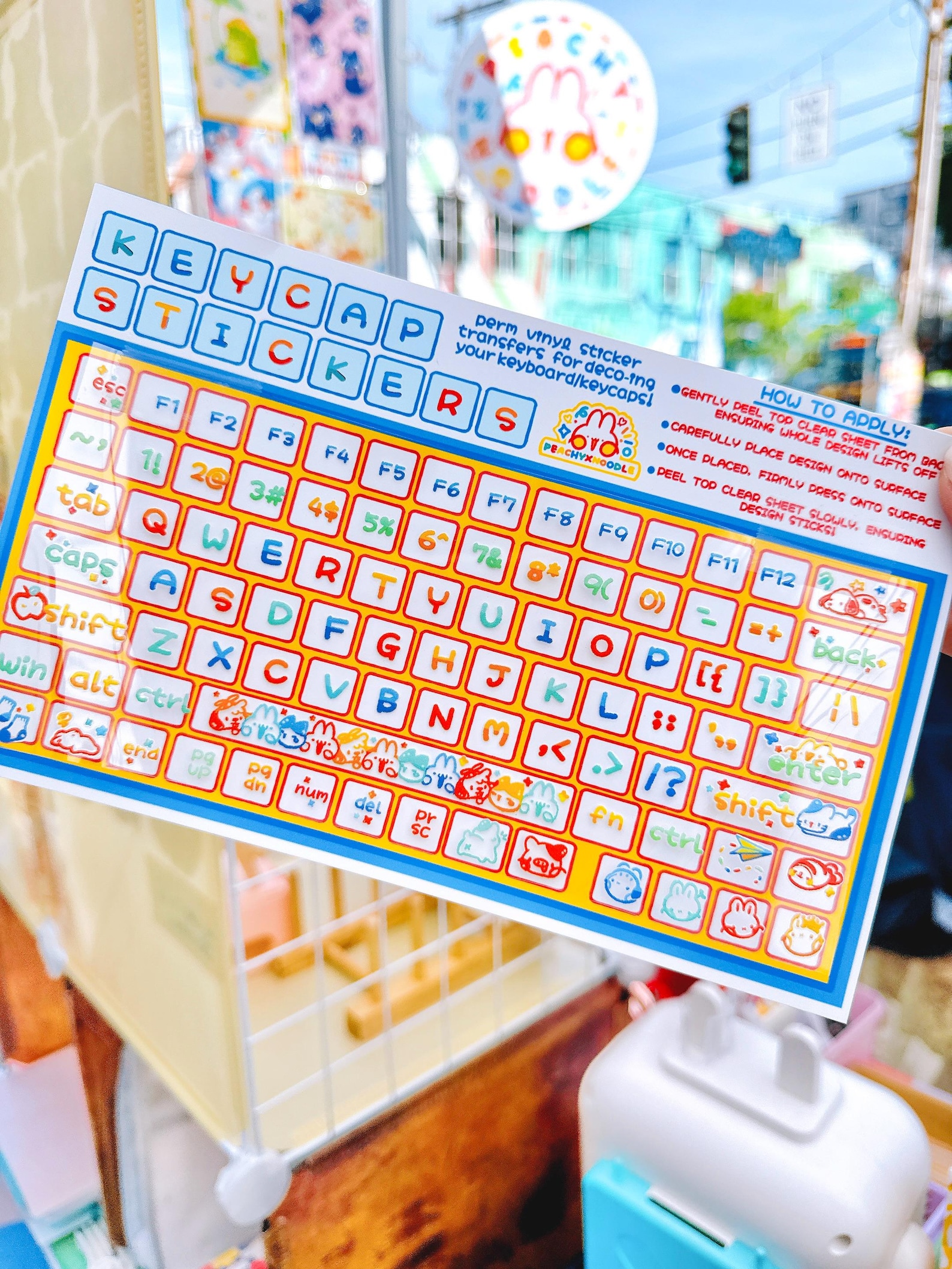 Keyboard Keycap Decal Stickers - Etsy