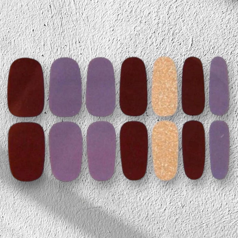 Solid Nail Stickers - Etsy