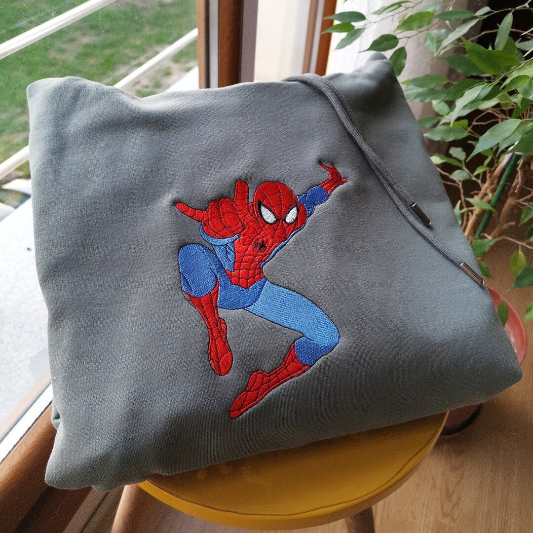Spider Man Embroidered Sweatshirt